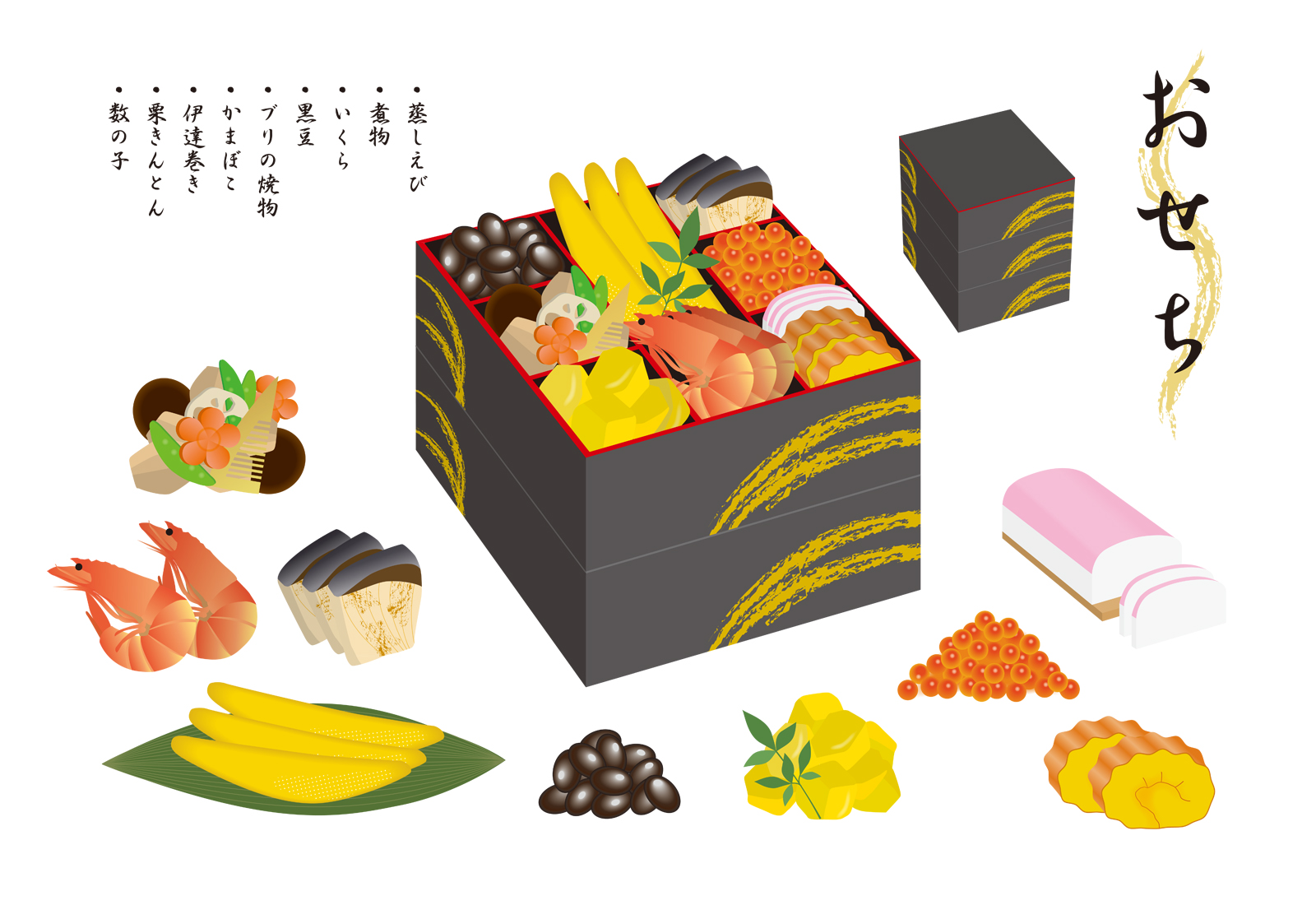 “Osechi”, a dish that Japanese people eat during the New Year | Enjoy ...