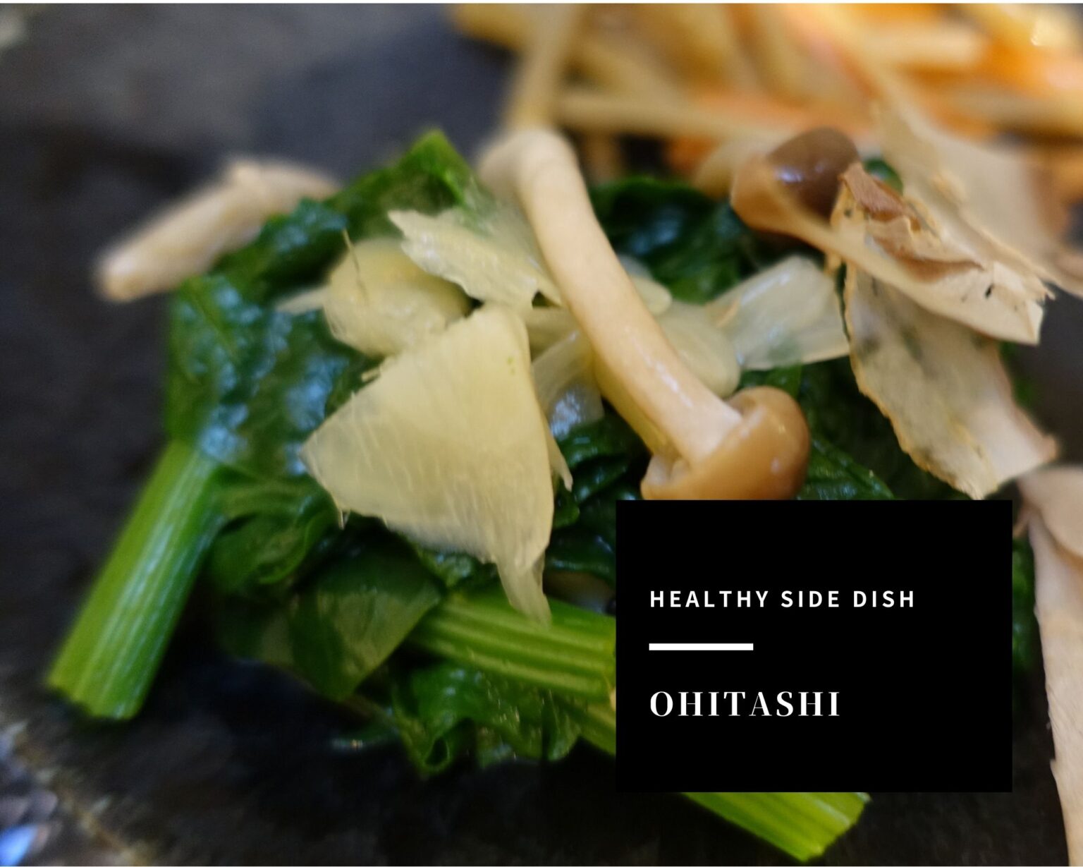 Make a super-easy “Ohitashi” using Bonito soup base | Enjoy Japanese Food